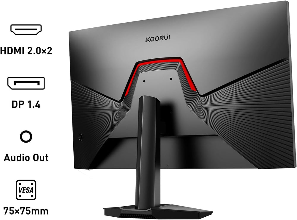 Koorui 24 Inch QHD 180Hz IPS Gaming Monitor with 99% sRGB – KOORUI US