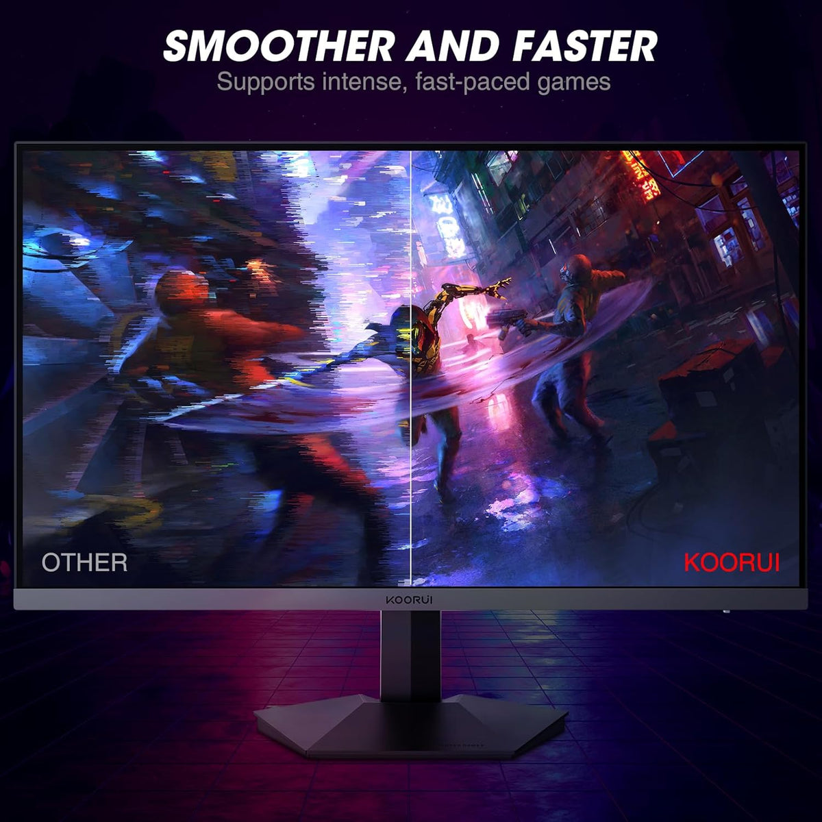 Koorui 27 Inch FHD 240Hz VA Gaming Monitor with 90% DCI-P3 – KOORUI US