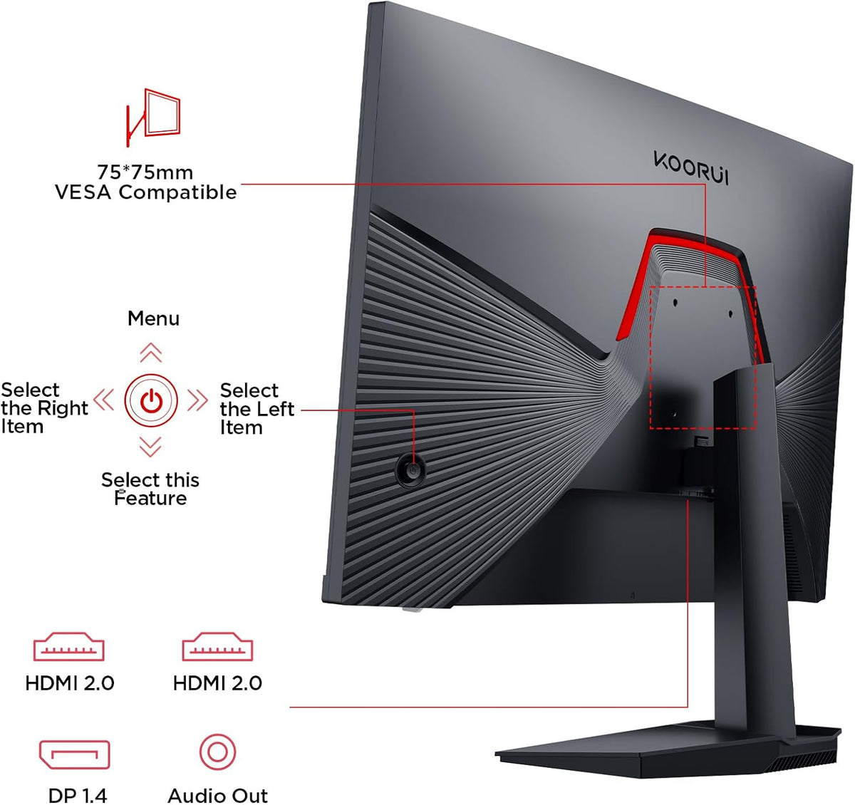 Koorui 27 Inch FHD 200Hz IPS Gaming Monitor with 99% sRGB – KOORUI US