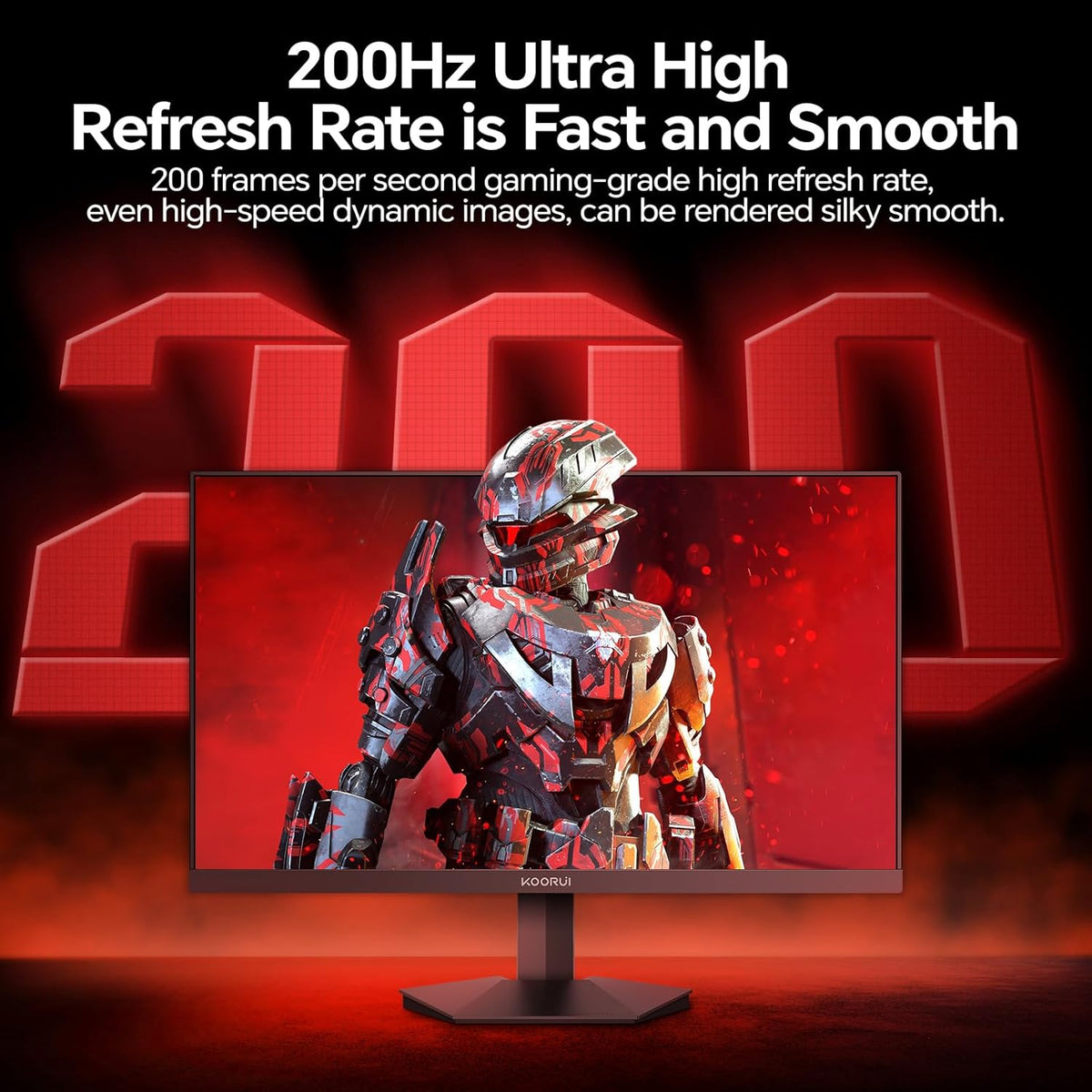 Koorui 24 Inch FHD 200Hz IPS HDR400 Gaming Monitor – KOORUI US