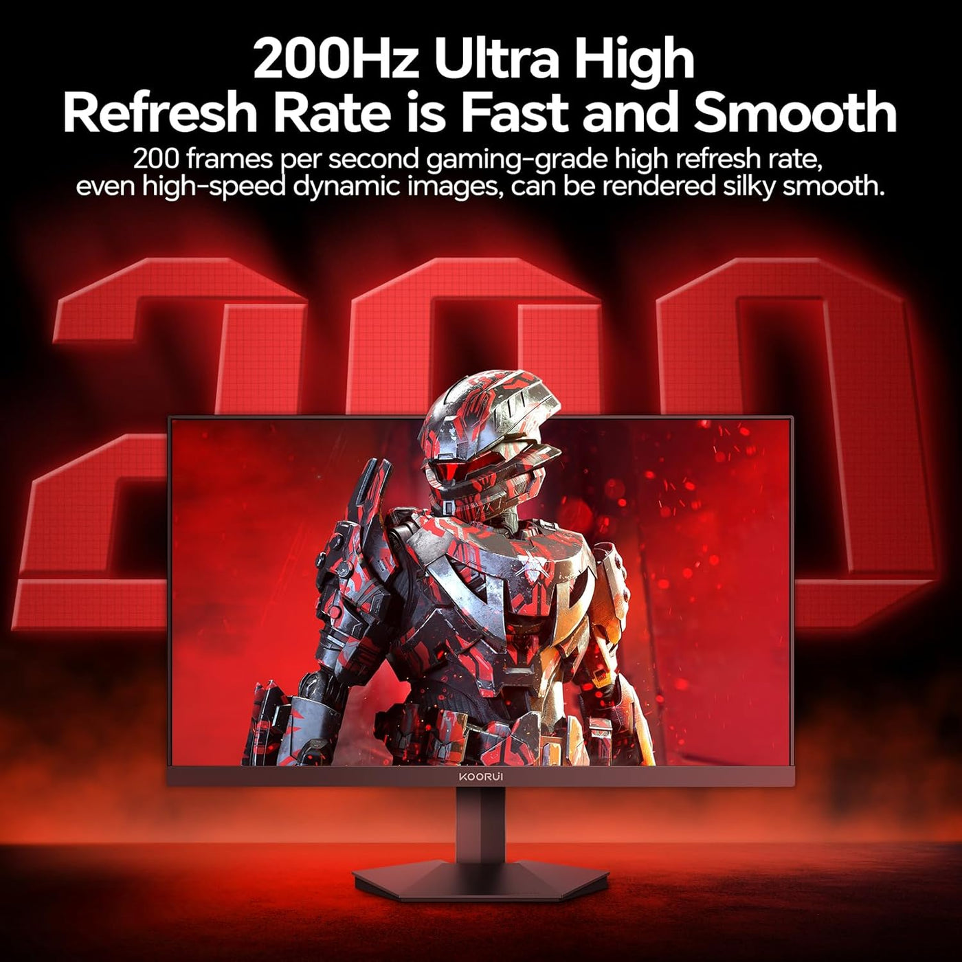 Koorui 27 Inch FHD 200Hz IPS Gaming Monitor with 99% sRGB – KOORUI US